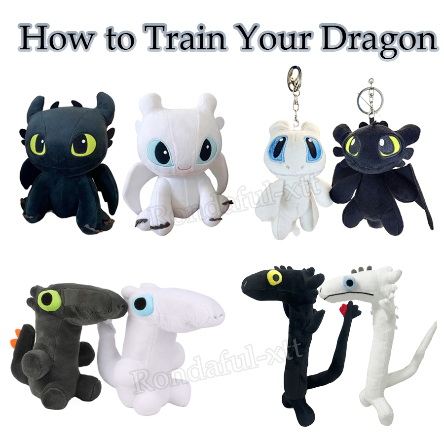 Toothless Plush Keychain The Movie How to Train Your Dragon Peripheral ...