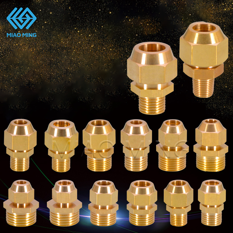 1/8" 1/4" 3/8" 3/4" ALi Copper Flare Nut Union brass flare nut aircond ...