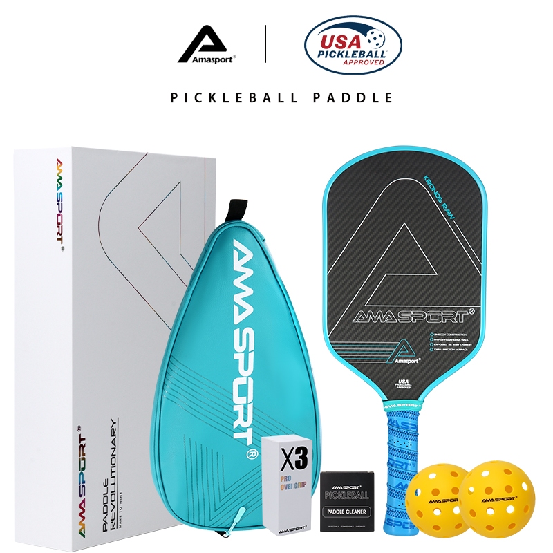 Amasport KRONOS RAW Pickleball Paddle, USAPA Approved for Professtionsl ...