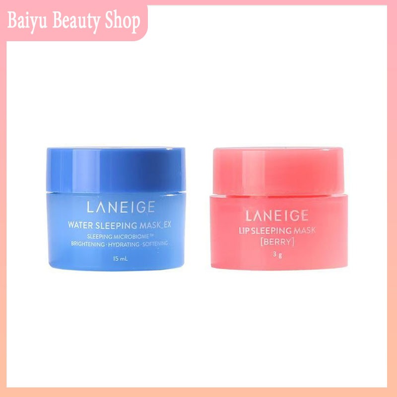 Laneige leave-in sleep mask brightens and moisturizes lip mask removes ...