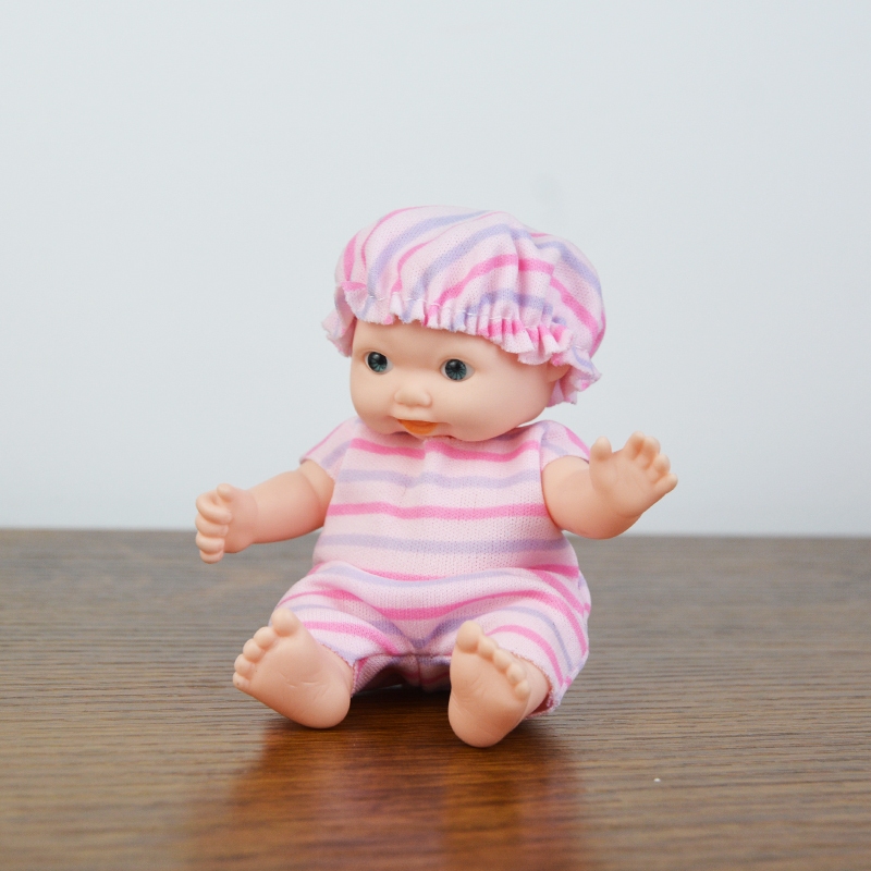 mini cute baby alive doll toys 4 inch Dress up reborn baby doll full ...