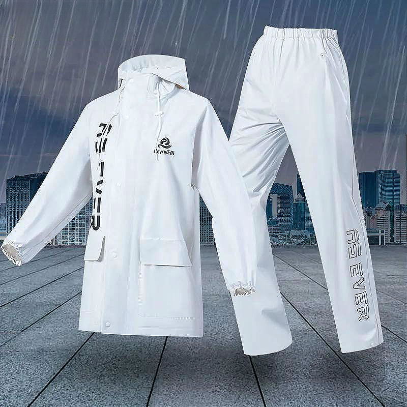Split style raincoat rainpants waterproof PVC raincoat outdoor cycling ...