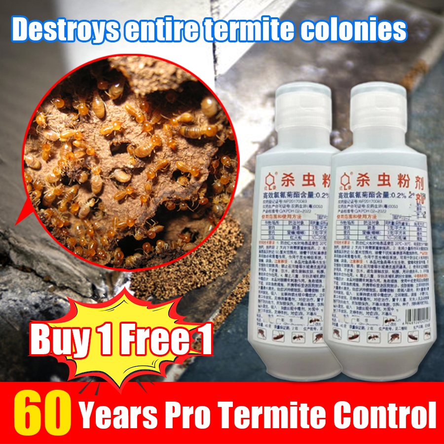 Buy 1 Free 1 BS Termite killer powder Ant killer powder Ant killing ...