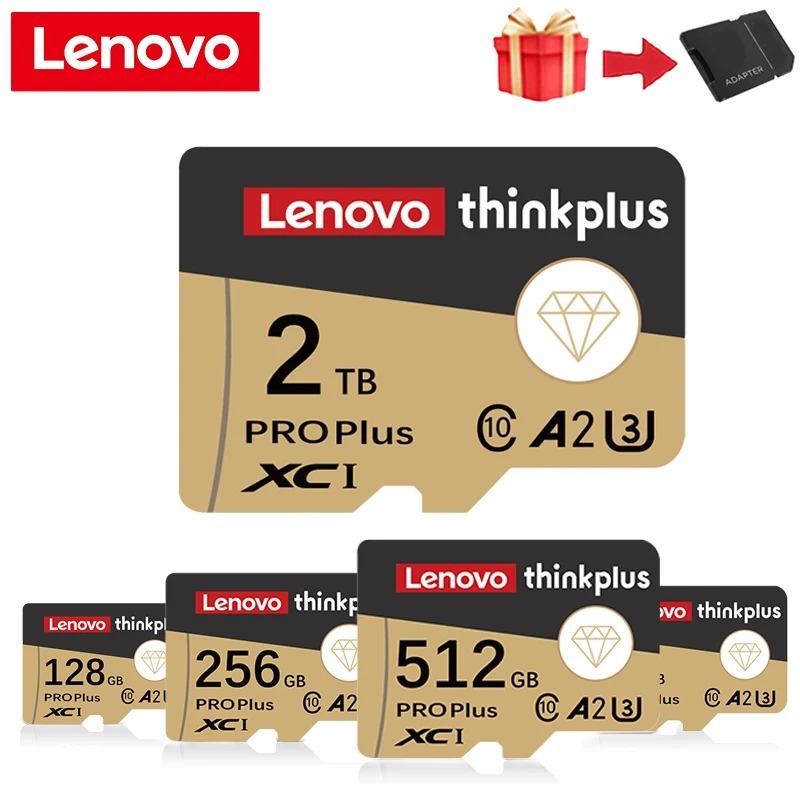 Lenovo 2TB 1TB High Speed Micro SD Card 512GB 256GB TF Flash 128GB ...