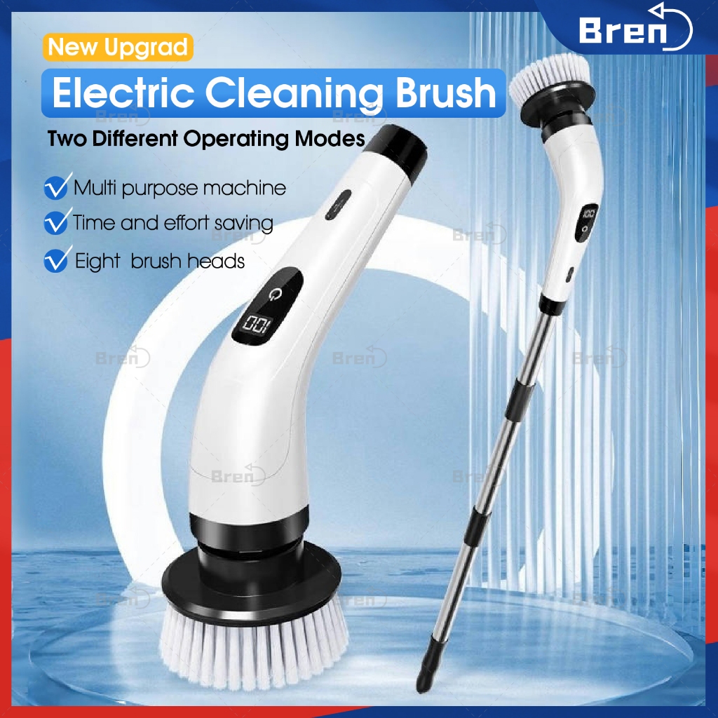 Bren 9IN1 Electric Brush Cleaner for Bathroom Automatic Toilet Brush ...