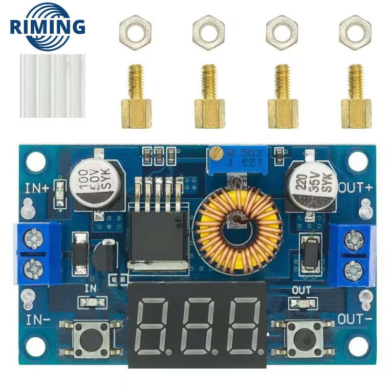 XL4015 High power 5A 75W DC-DC Adjustable Step-down Charger Module Step ...