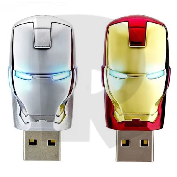 Metal Iron Man High Speed Flash Drive Stick 1GB 2GB 4GB 8GB 16GB 32GB ...