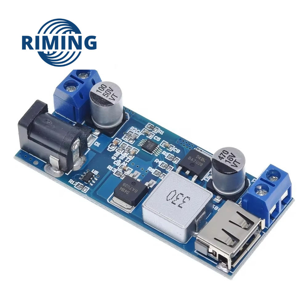 DC-DC 24V/12V To 5V 5A Step Down Power Supply Buck Converter Replace LM2596S Adjustable USB Step ...