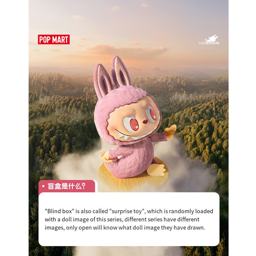 Popmart THE MONSTERS LAZY YOGA LAZY YOGA Series Figure Mystery Box ...