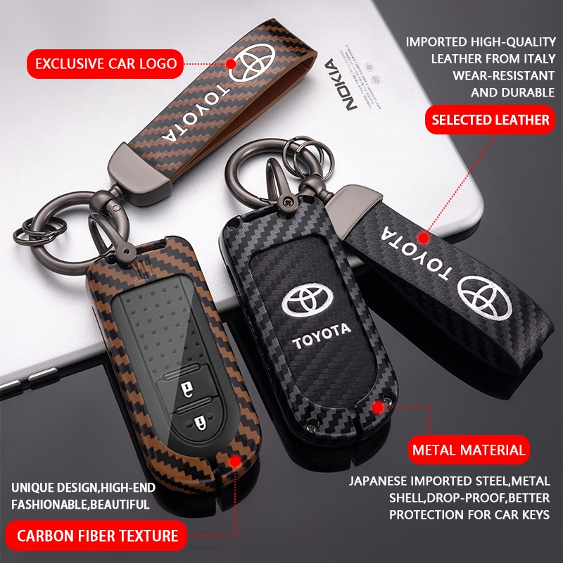 Toyota Wigo Rush 2022 2023 2024 Keyless Remote Metal Key Case Cover ...