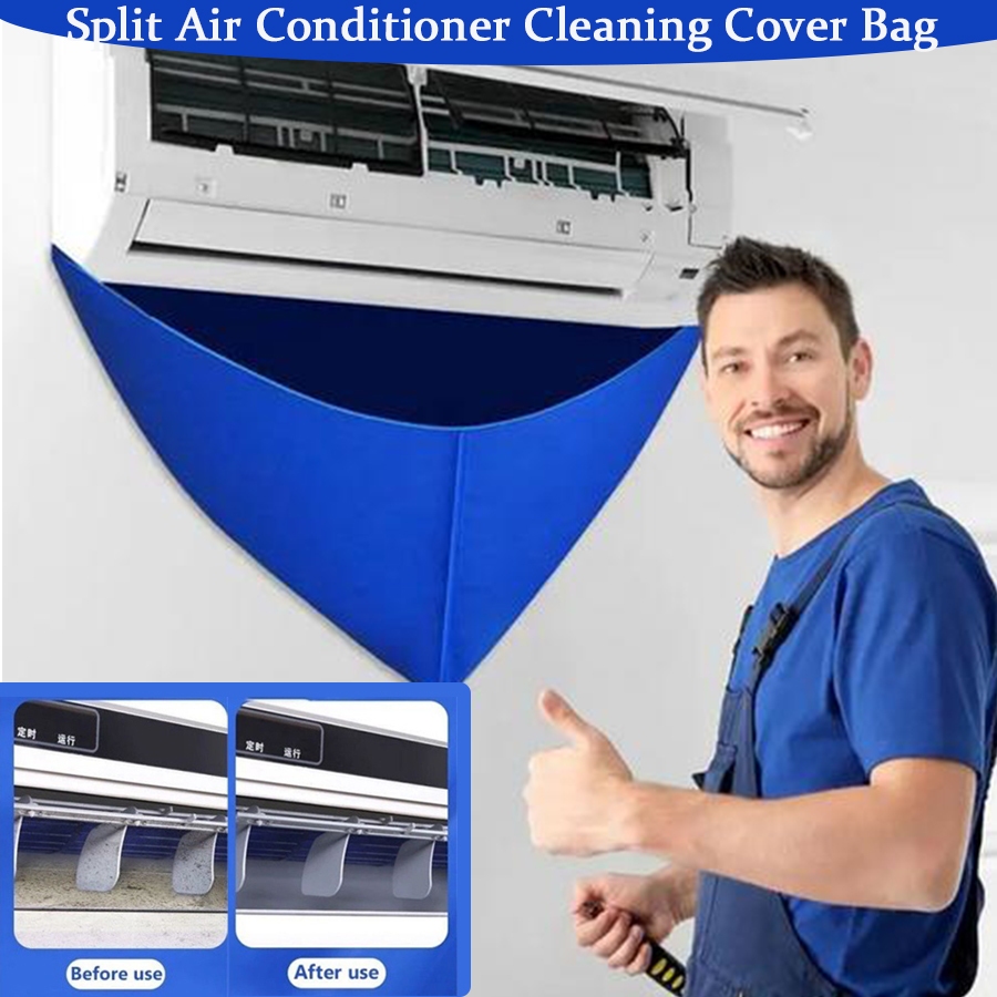 Split Air Conditioner Washing Bag Reusable Wall-Mounted Unit Air ...