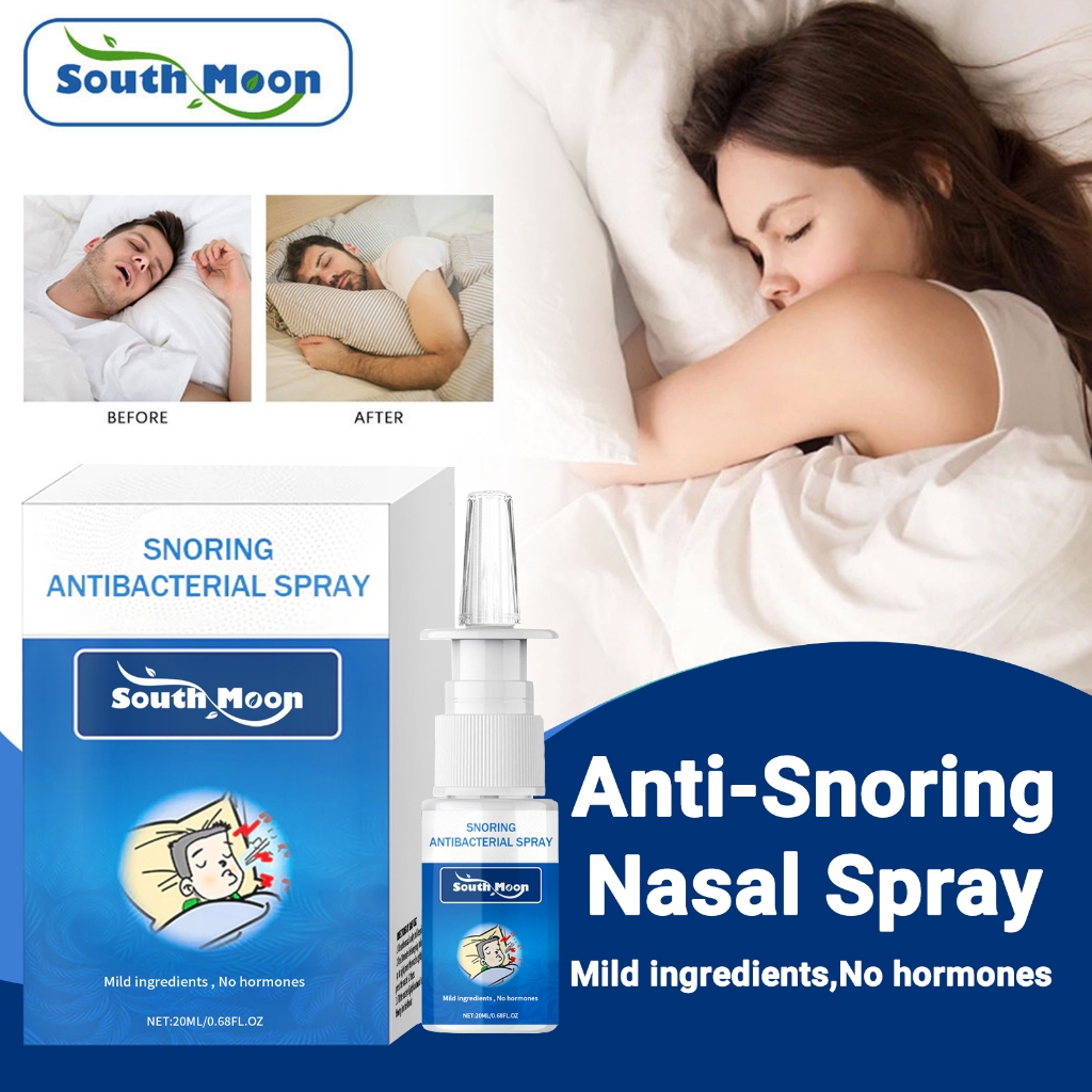 South Moon Anti Snoring Nasal Spray 20ml Rhinitis Relief Spray Help ...