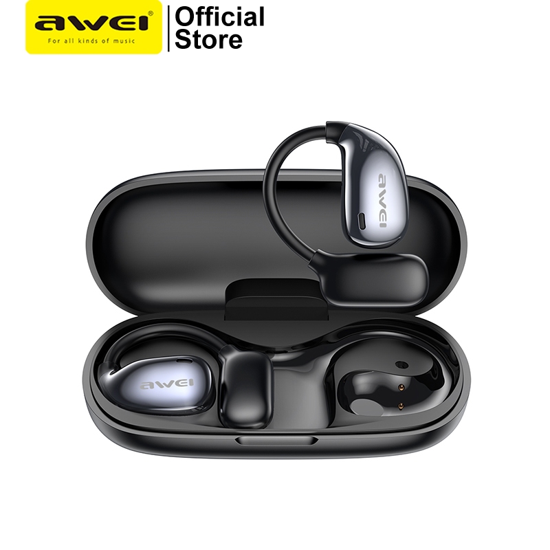 Awei OWS T98 Dual Bass Open Ear Earphone Bluetooth Earbud Liquid ...