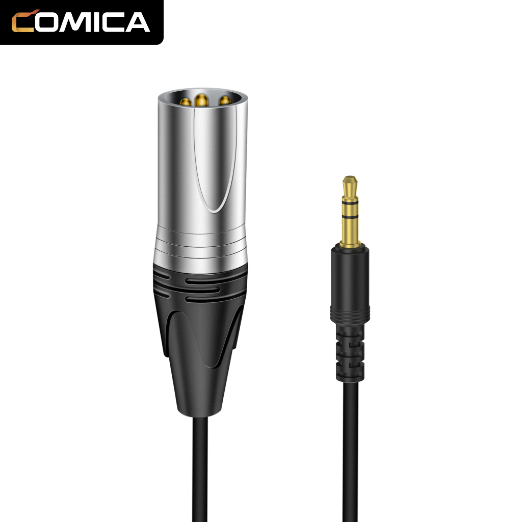 COMICA CVM-D-XLR XLR Output Cable 3.5mm TRS to XLR cable for Camera and ...