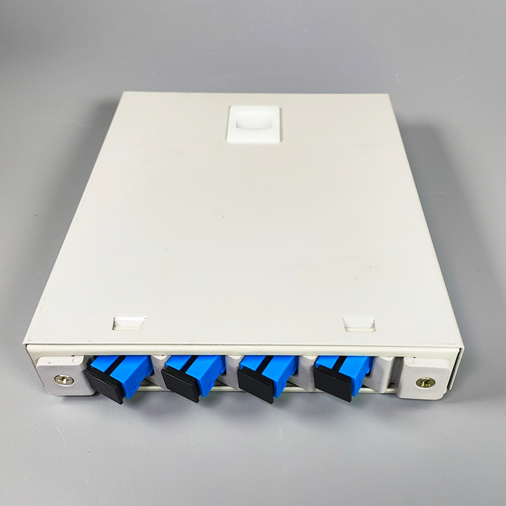 The 4 Ports Fiber Terminal Box with SC LC 4 ports Fiber Optical Patch ...