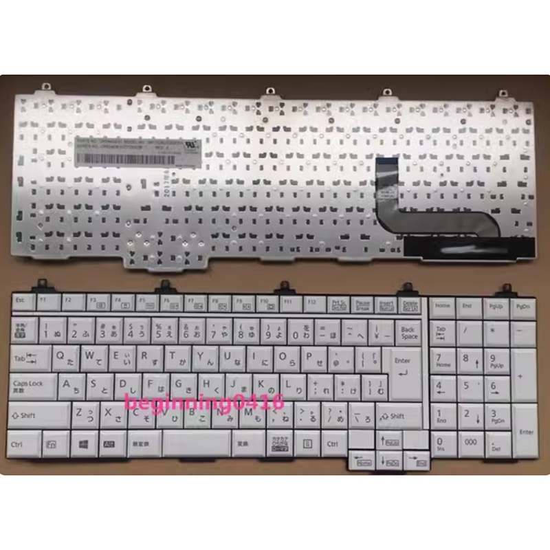 for Fujitsu Lifebook A572 A743/G A574 A576/S Japanese Layout Keyboard ...