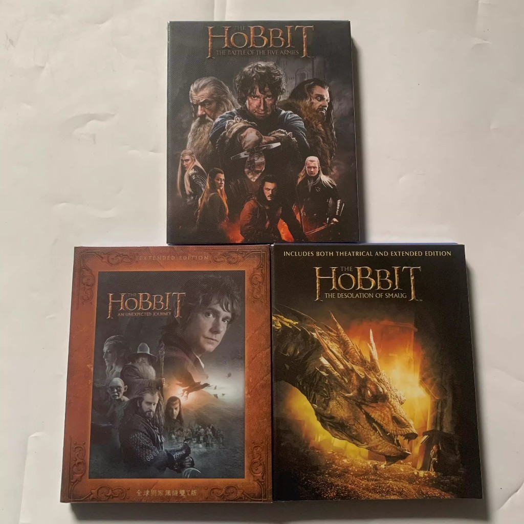 Blu-ray Movie The Hobbit 1+2+3 1080P Full Version Hobbit Collection ...