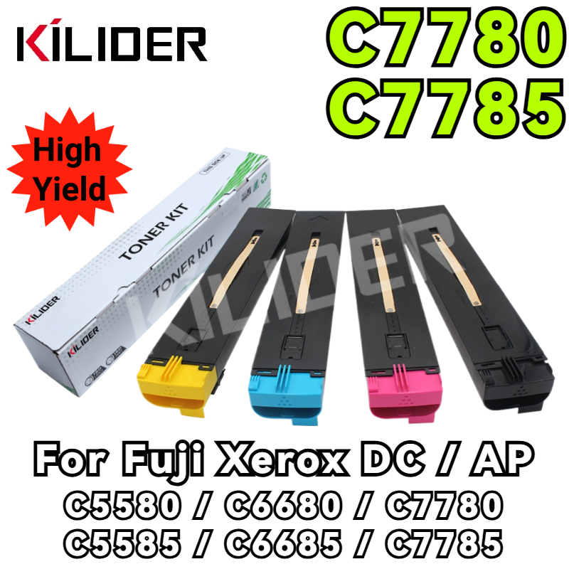 KILIDER C7780 Toner Cartridge For Fuji Xerox DC/AP C5580 C5585 C6680 ...