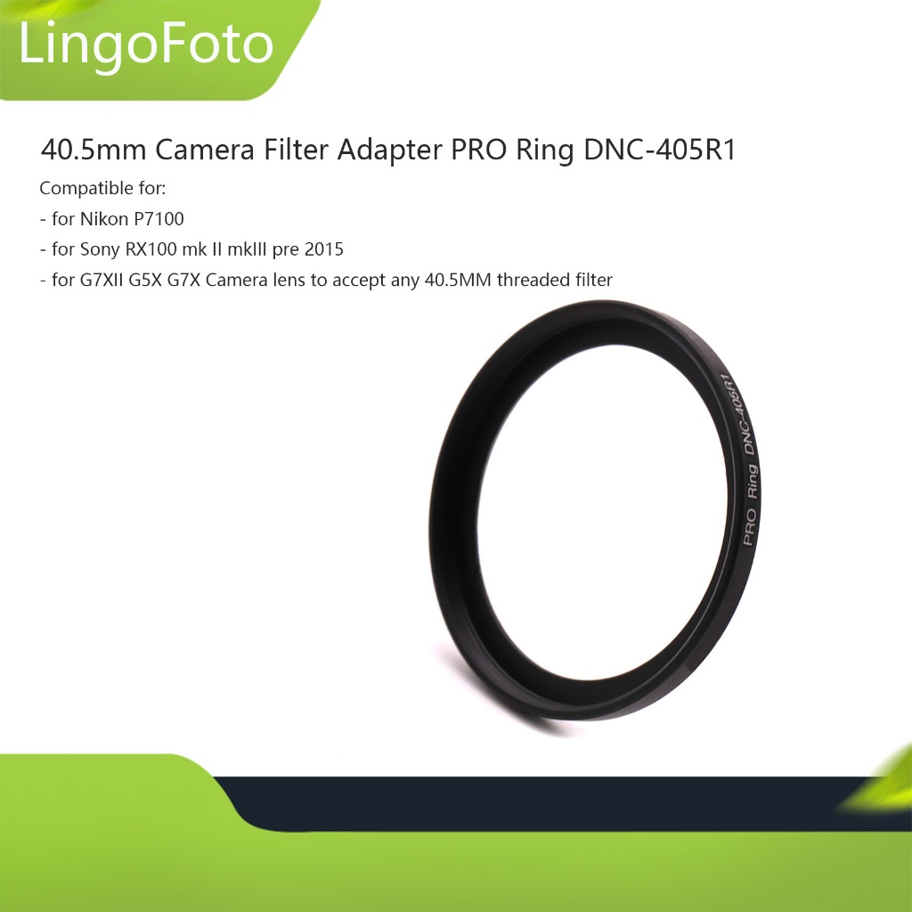 40.5mm Camera Filter Adapter PRO Ring DNC-405R1 for Nikon P7100 for ...