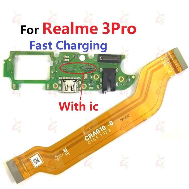 Charging board for Realme 3 Pro Main borad motherboard flex cable ...