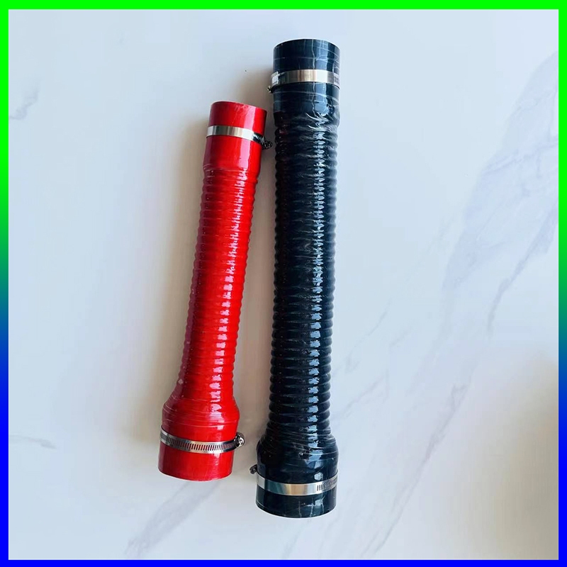 ID80-200mm Car Universal Variable Diameter Reducer Silicone Flexible ...