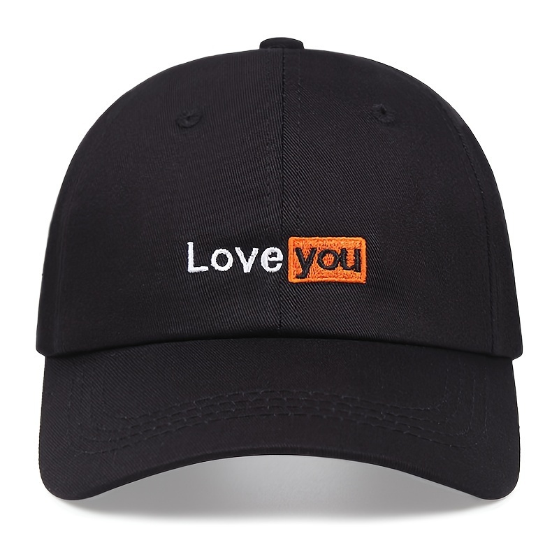 Loveyou Sun Hat Couple Baseball Cap Trendy Fashion Cap | Shopee Philippines