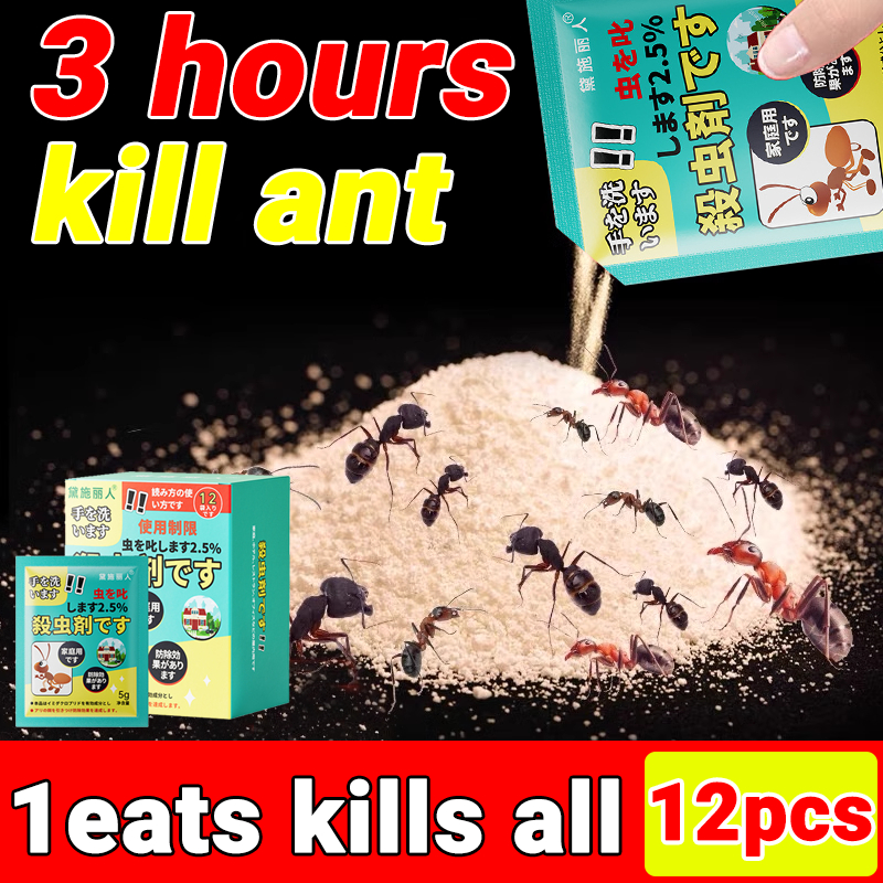 12pcs Power Ant Killing Killer Pest Control Original Effective Insect ...