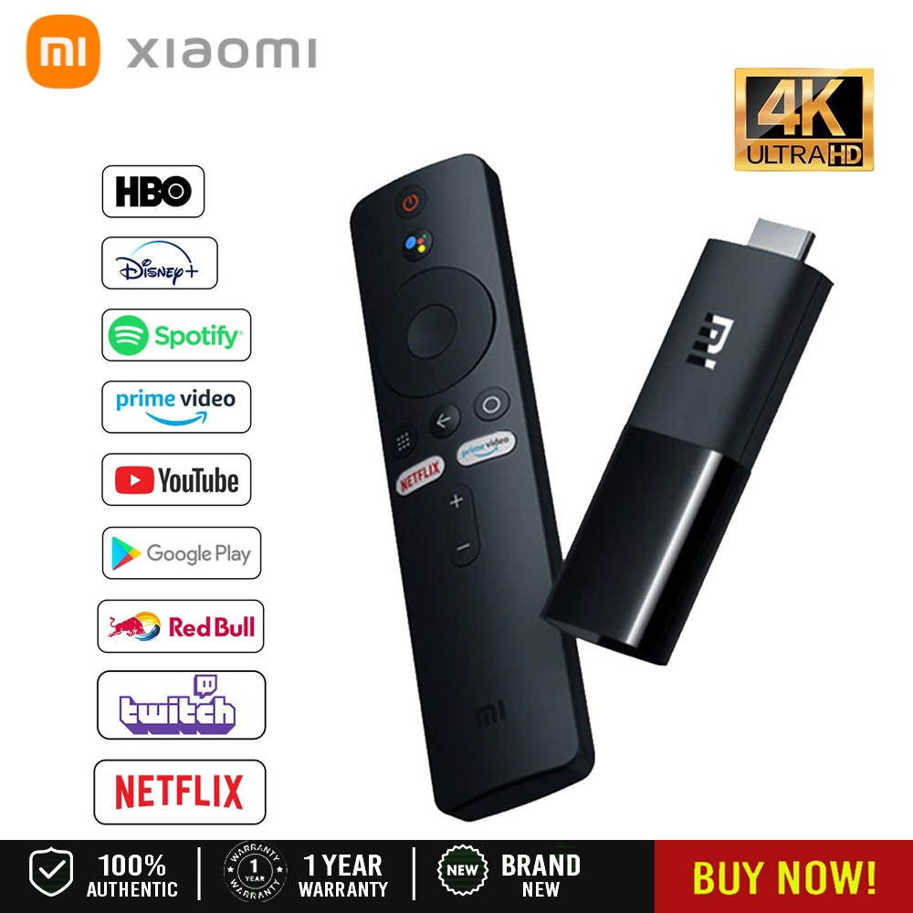 100% Legit Xiaomi TV Stick 4K Global Version 2G+8G Android TV™ 11 ...