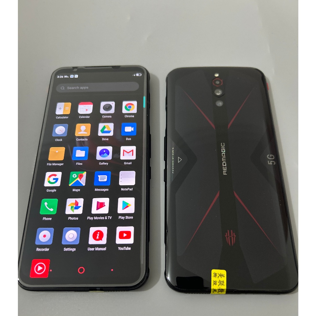 Global Rom Red Magic 5G Gaming Phone 128GB Game Phone 12+128GB Dual Sim ...