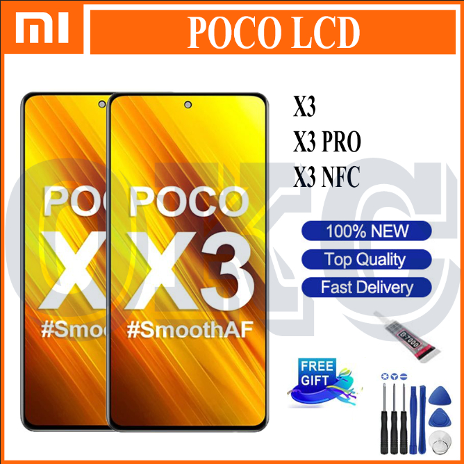 Original Xiaomi Poco X3 X3 Pro X3 NFC LCD With Frame Display Touch ...