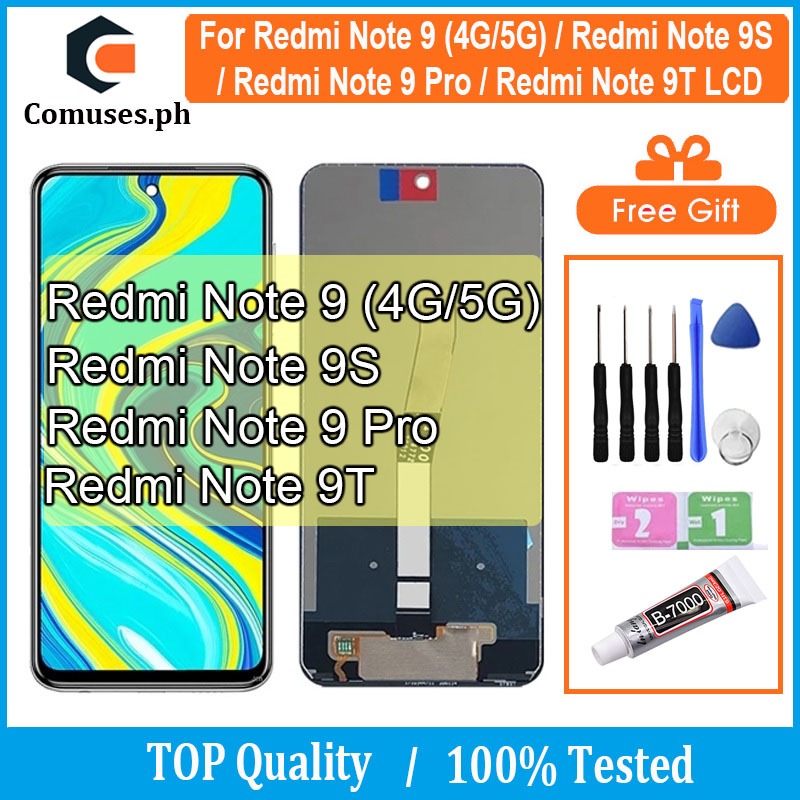 COMUSES Original LCD For Redmi Note 9 / Note 9S / Note 9 Pro / Note 9T ...
