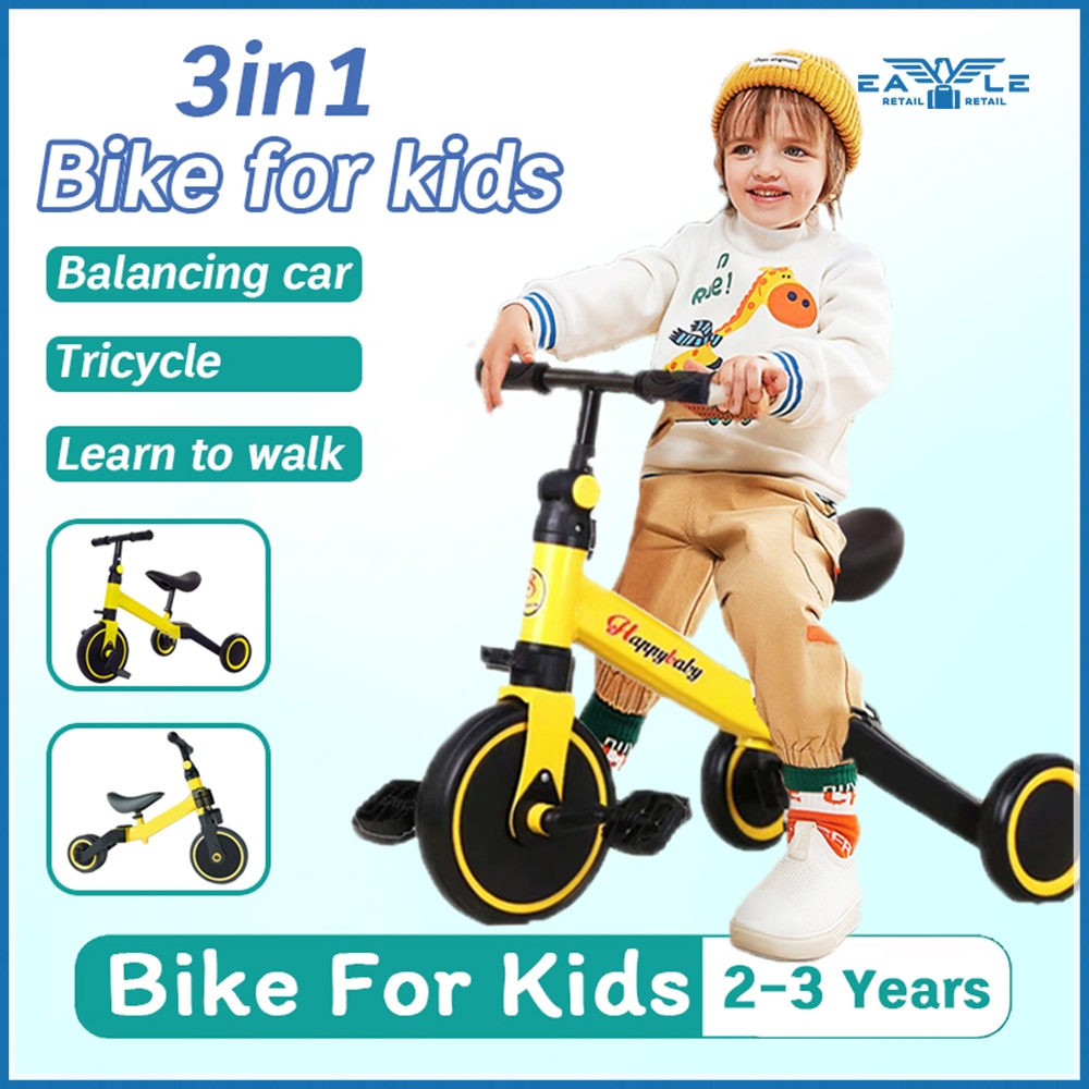 Eagles Balance Bike Tricycle Bike for Kids 3 in1 Multi-function Baby ...