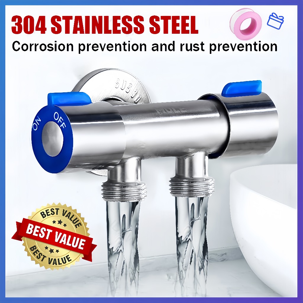 Two-way faucet SUS 304 stainless steel for kitchen and bathroom toilet ...