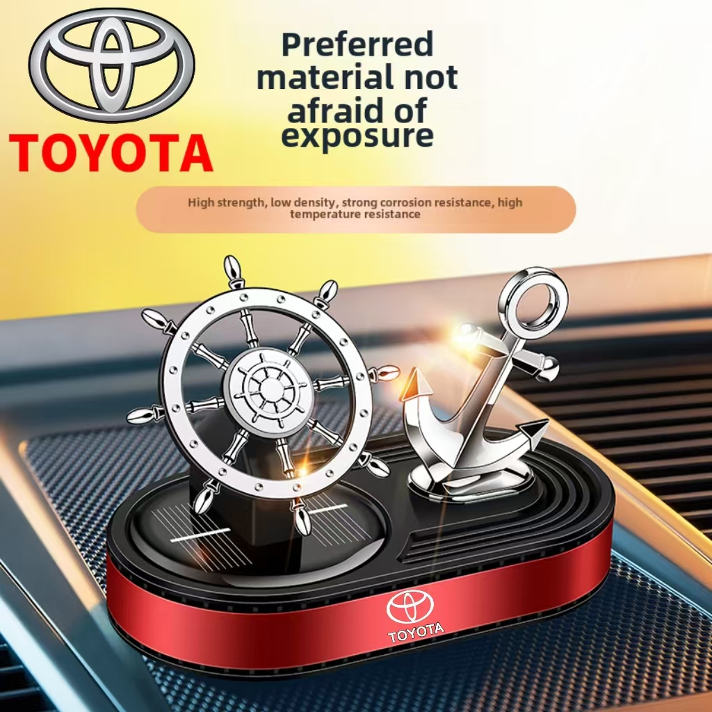 【Lowest Price】Solar Powered Car Air Freshener Airplane Aircraft Model ...