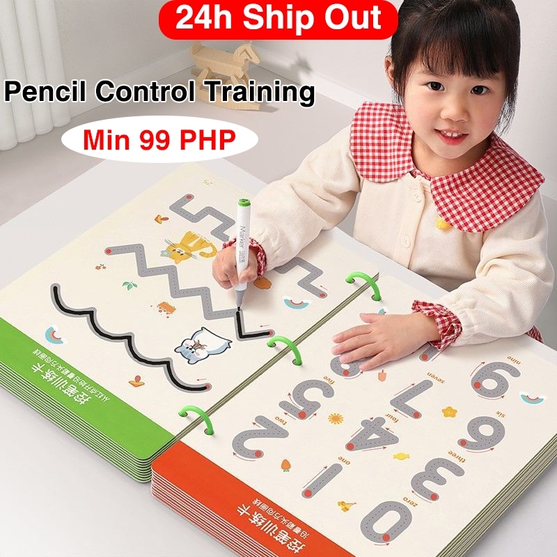 Pen control training Book for Kid 4-Stage Writing Skill Training with ...