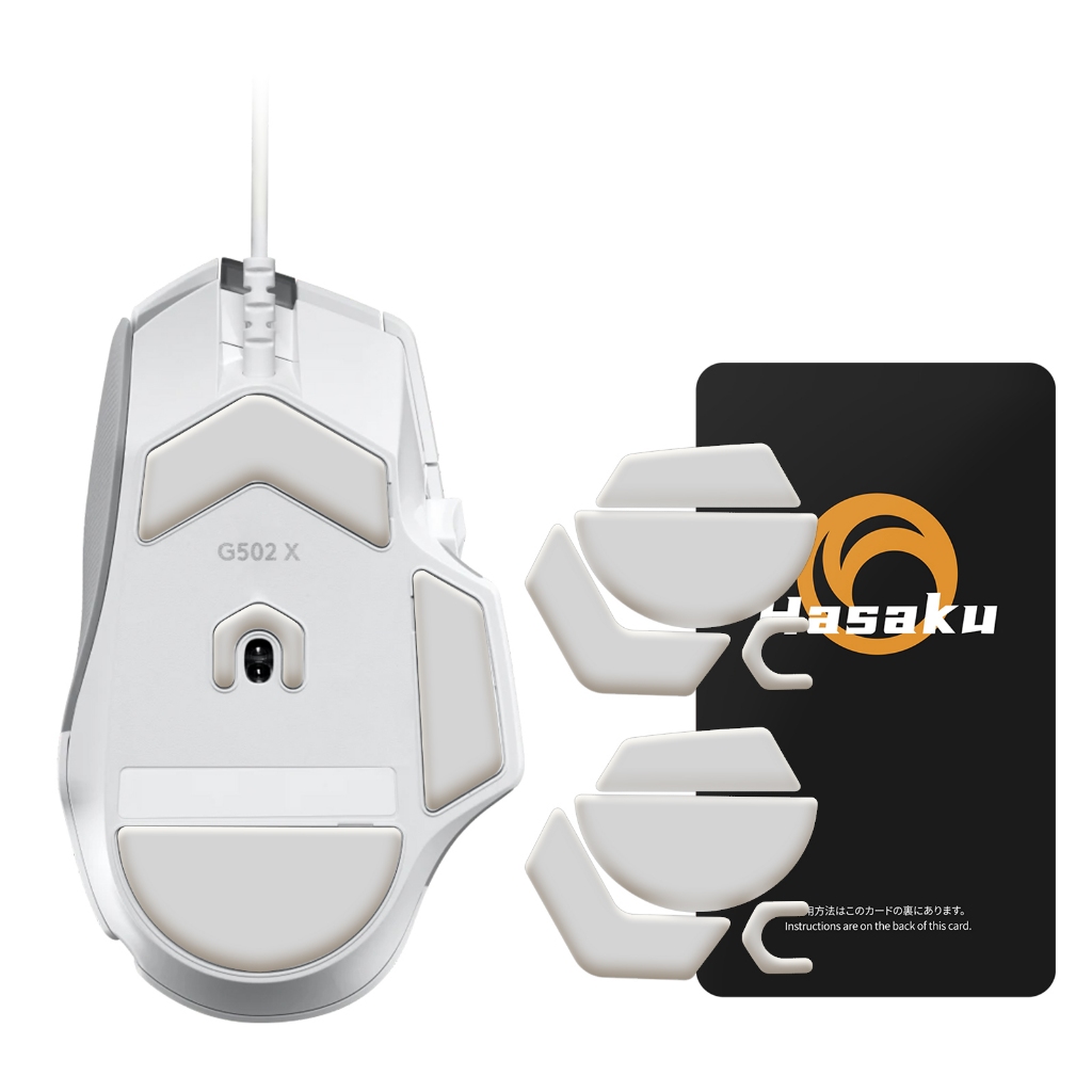 2 Sets HASAKU Rounded Curved Edges Game Mouse Feet Skates for Logitech ...