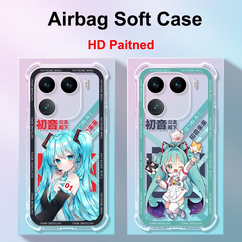For iQOO 12 Pro 5G Reinforced Corners Soft TPU Shockproof Airbag Case ...