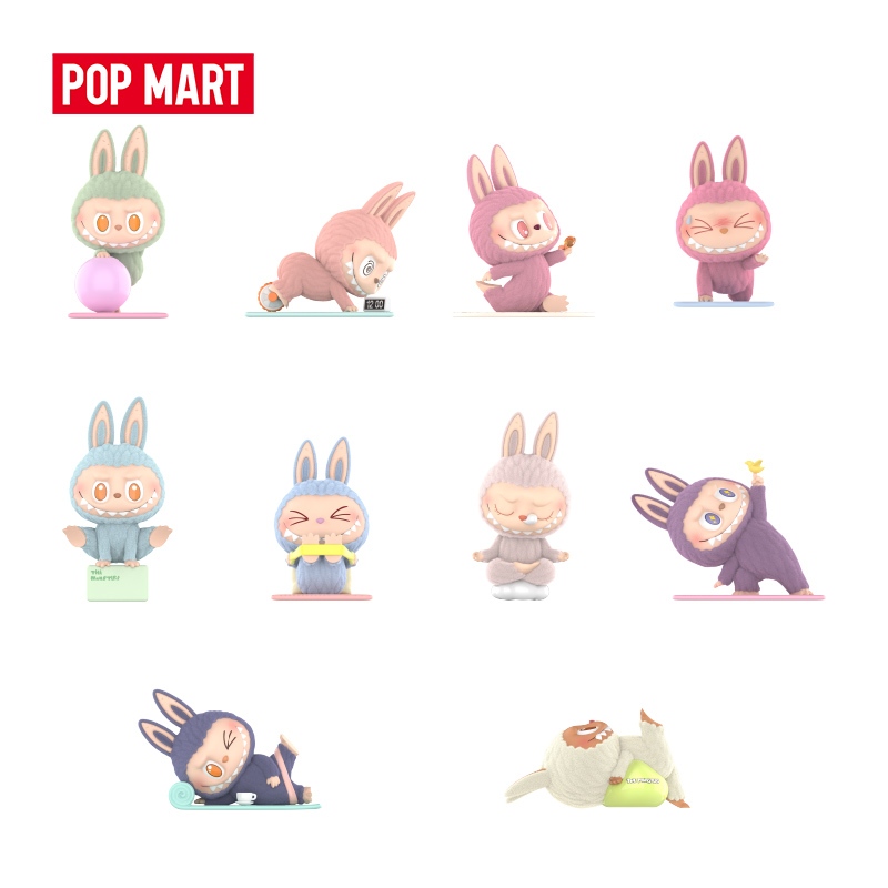 POP MART THE MONSTERS Lazy Yoga Series Figures (Whole Set) | Shopee Philippines