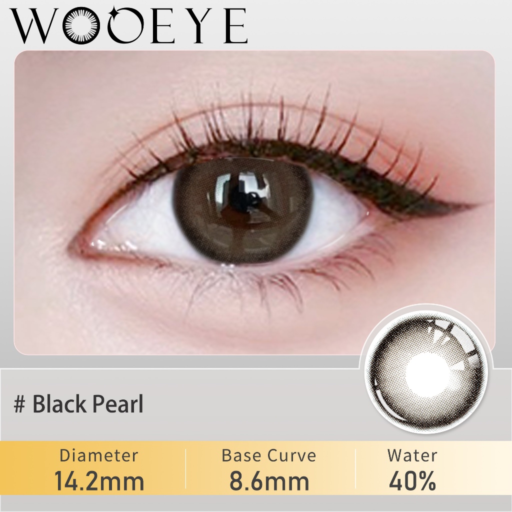 【2-3days arrive】 0.00 grade gray grey eye contact lens with solution ...
