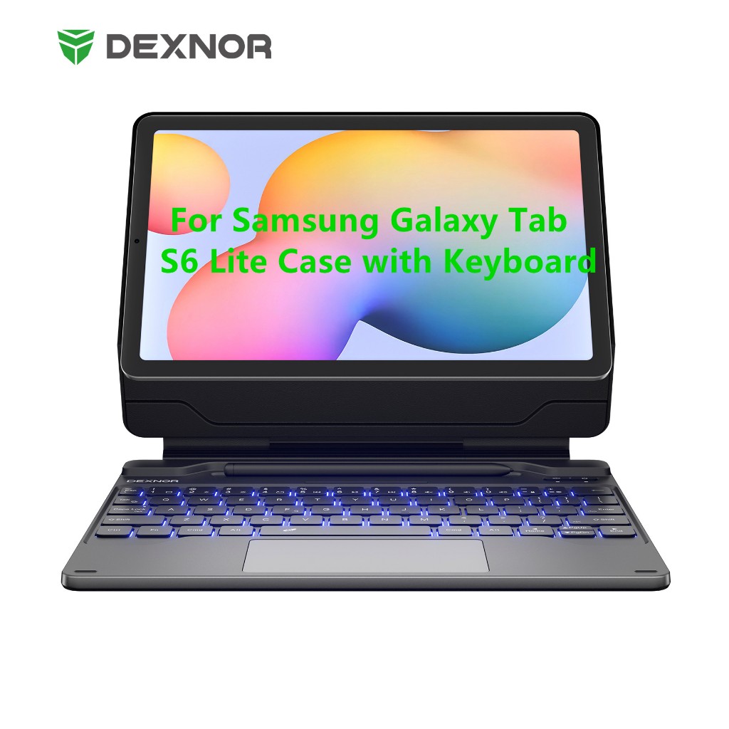 Dexnor Keyboard Case for Samsung Galaxy Tab S6 Lite 10.4 Inch 2024/2022 ...