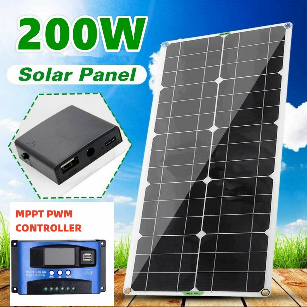 Solar Panel 200W Household monocrystalline silicon household waterproof ...