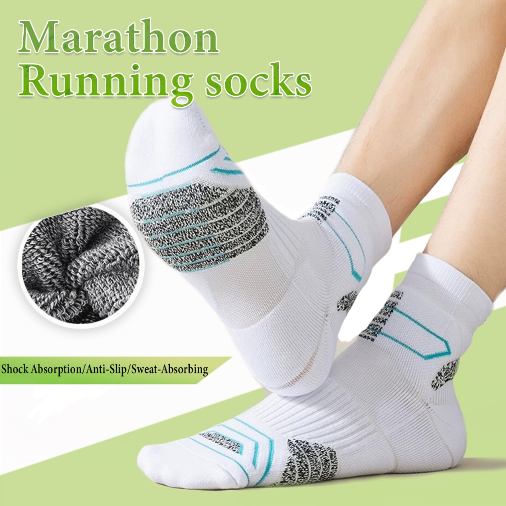 Buy 1 Take 1 Marathon Running Socks Of Breathable Comfort High ...