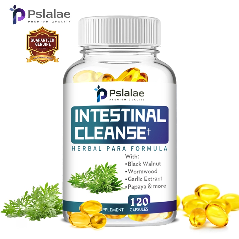 Pslalae Human Worm & Intestinal Cleanse – Wormwood & Black Walnut – 120 ...