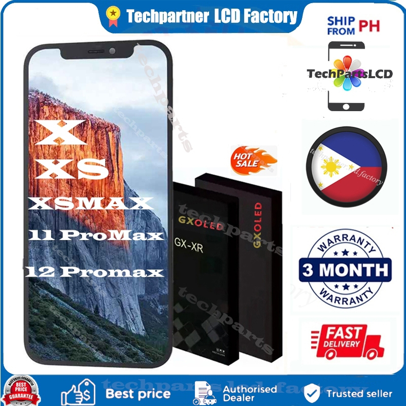 【Spot goods】Full Set OLED LCD Touch Screen Compatible Compatible For iPh X iPh Xr iPh Xs iPh Xs ...