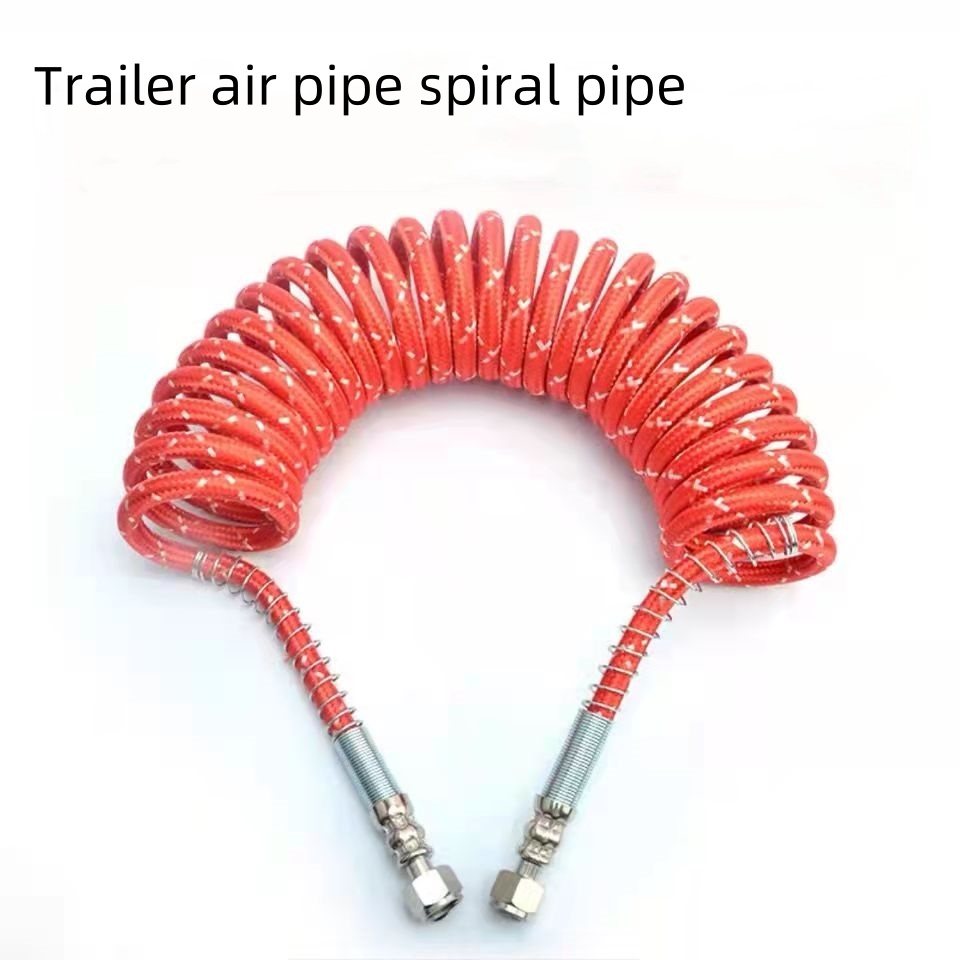 Trailer air pipe Spiral Pipe brake air Pipe semi-trailer Truck spring ...