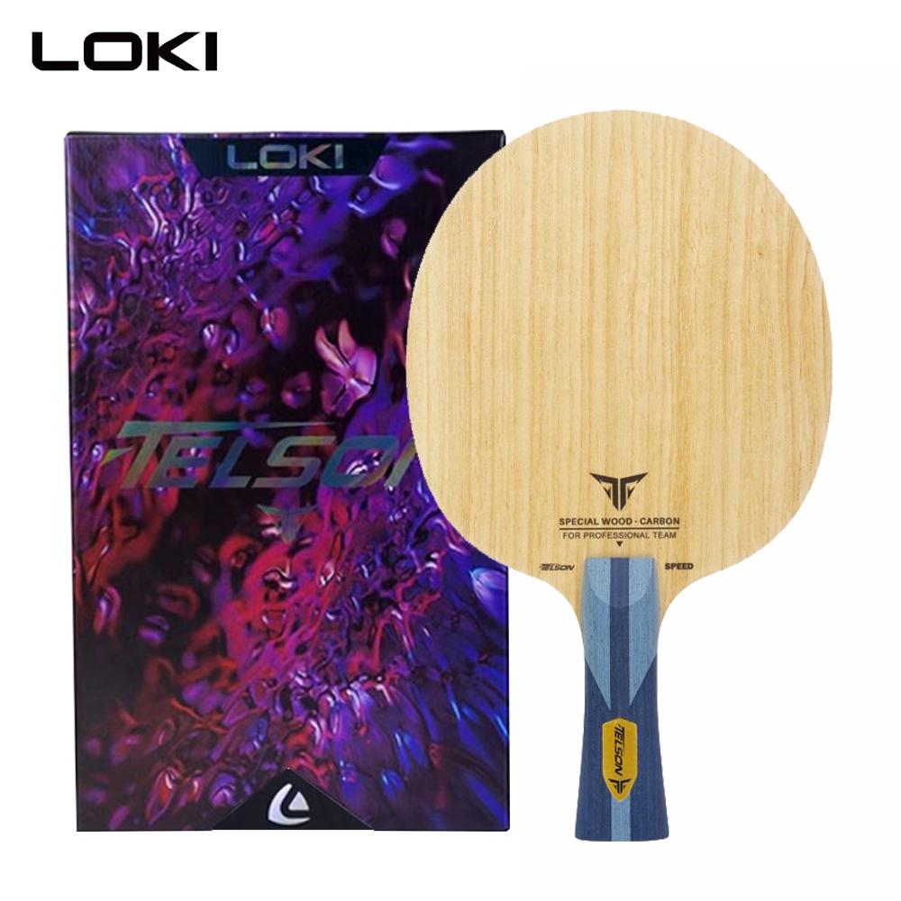 LOKI TELSON SPEED Table Tennis Blade(5Wood+2Carbon,OFF+) Professional Ping Pong Bat Paddle for ...
