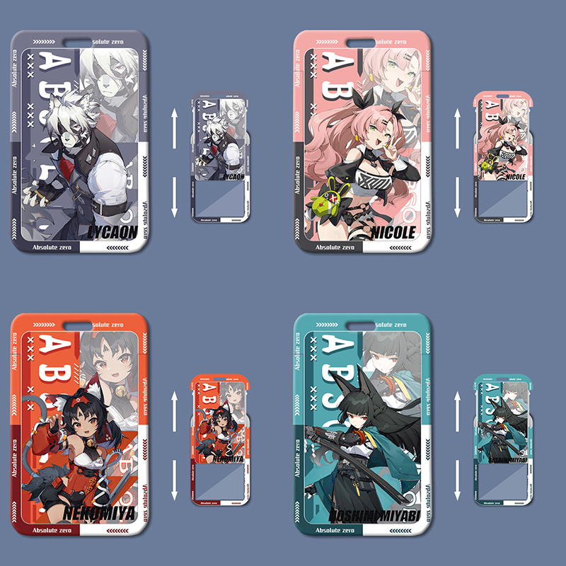 Zenless Zone Zero card holder Miyabi Anby student school card sleeve ...