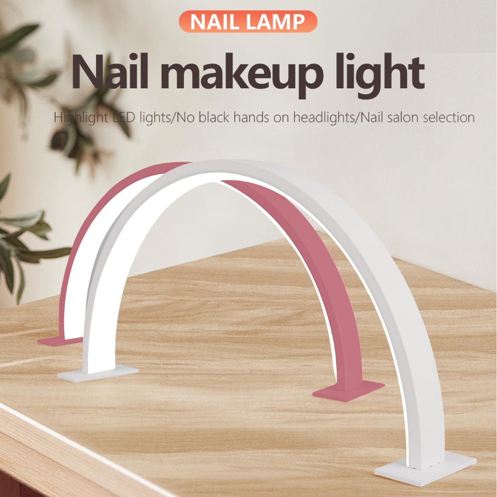 Half moon U-shaped nail lamp beauty lamp beauty salon desktop nail art ...