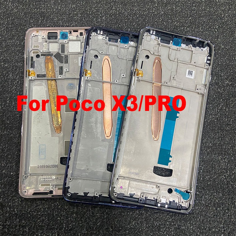 New For Xiaomi Poco X3 PRO NFC Middle Frame Front Bezel Housing Case ...