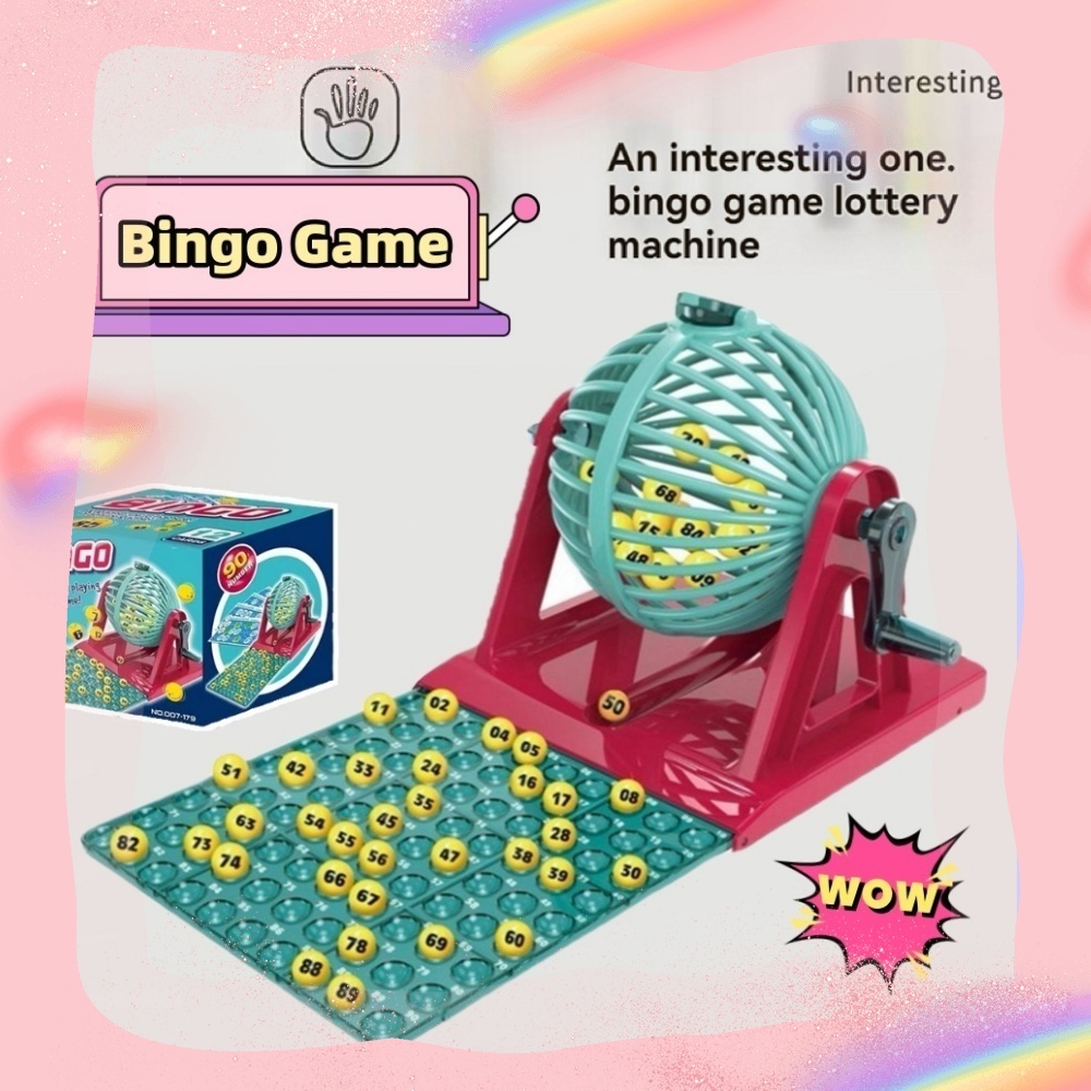 90 number bingo set bingo lotto lottery machine family game bingo toy ...